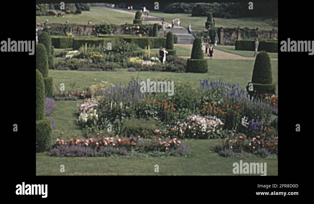 National trust flower garden Stock Videos & Footage - HD and 4K Video ...