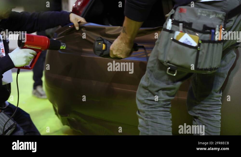 Car wrapping Stock Videos & Footage - HD and 4K Video Clips - Alamy