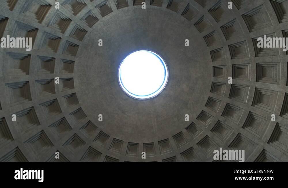 The pantheon dome with its oculus Stock Videos & Footage - HD and 4K ...
