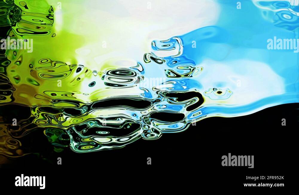 Abstract fluid forms pulse, ripple and flow - Video Background 1253 HD ...