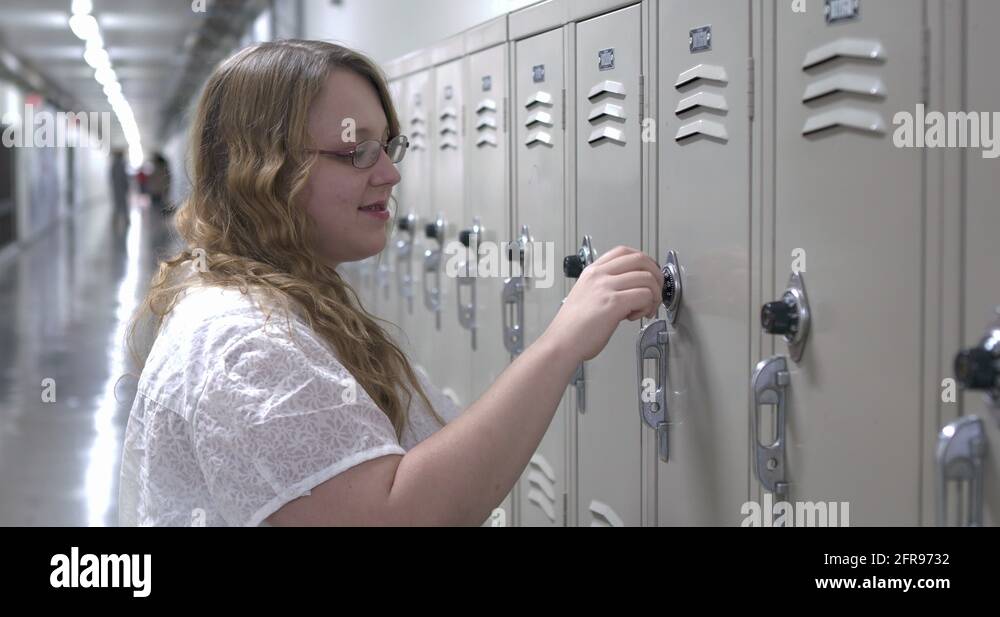 Young girl in locker Stock Videos & Footage - HD and 4K Video Clips - Alamy