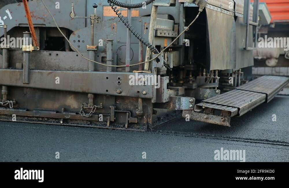 Concrete road construction machine Stock Videos & Footage - HD and 4K ...