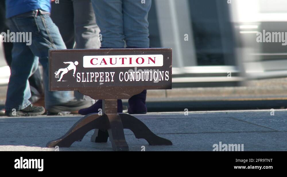 Slippery walkway Stock Videos & Footage - HD and 4K Video Clips - Alamy
