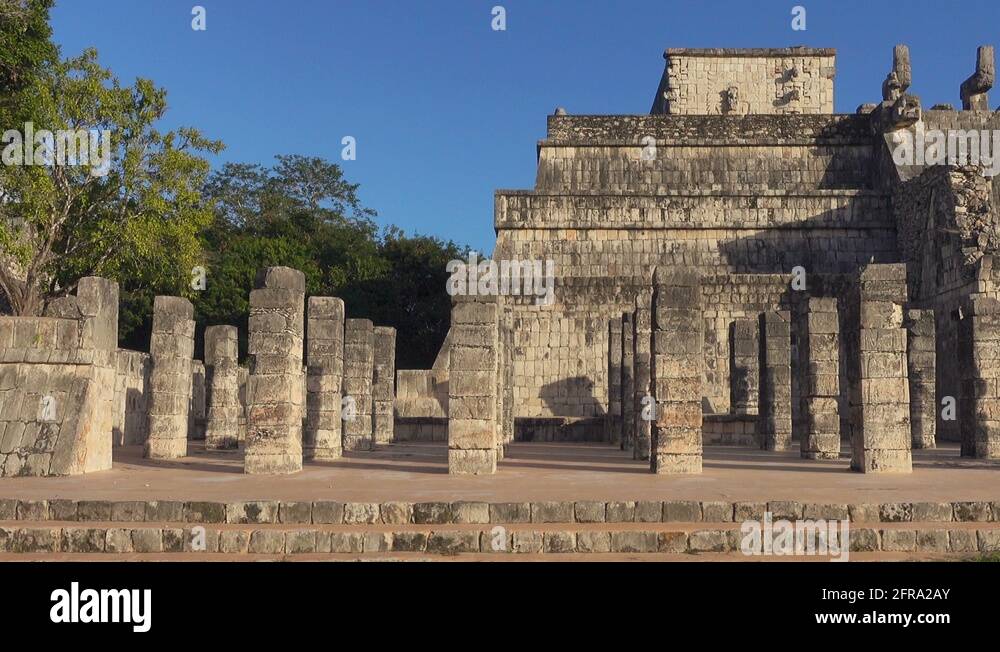 Temple of warriors chichen itza Stock Videos & Footage - HD and 4K ...