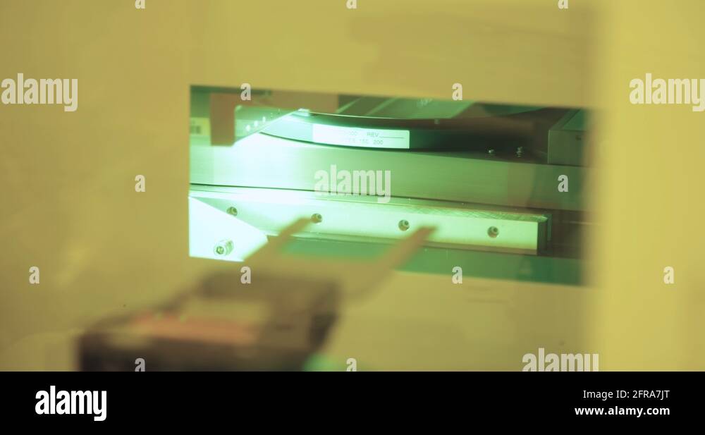 Silicon wafer testing Stock Video Footage - Alamy