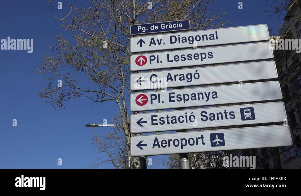 Spanish road traffic sign warning Stock Videos & Footage - HD and 4K ...