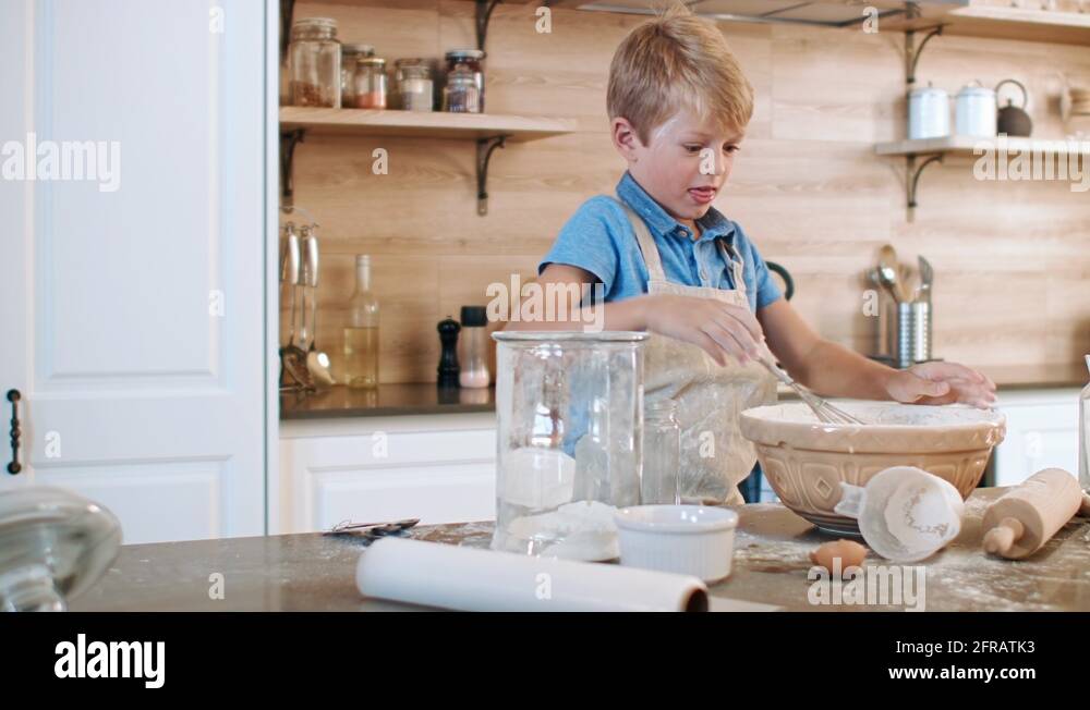 Cooking in the kitchen mess Stock Videos & Footage - HD and 4K Video ...