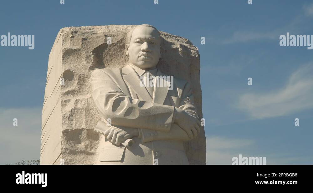Civil rights movement statue martin luther king jr Stock Videos ...