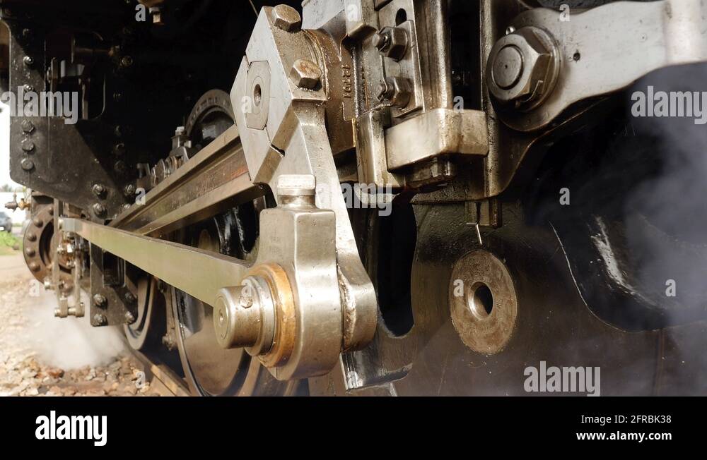 old steam locomotive train. steam engine power. nostalgic historical ...