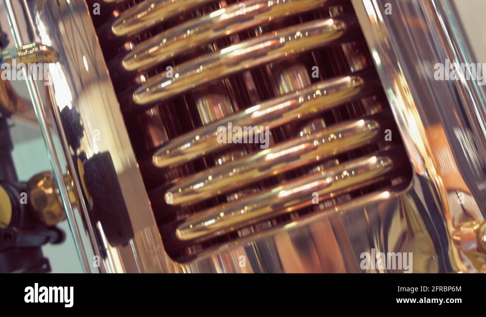 The internal structure of a domestic boiler Stock Video Footage - Alamy