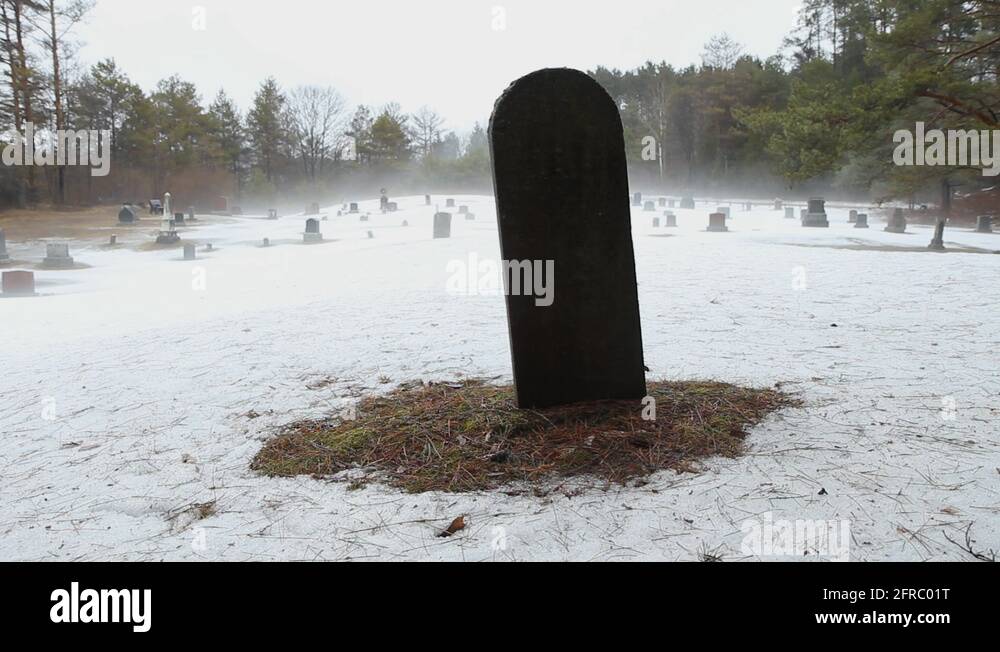 Leaning headstone tombstone gravestone Stock Videos & Footage - HD and ...