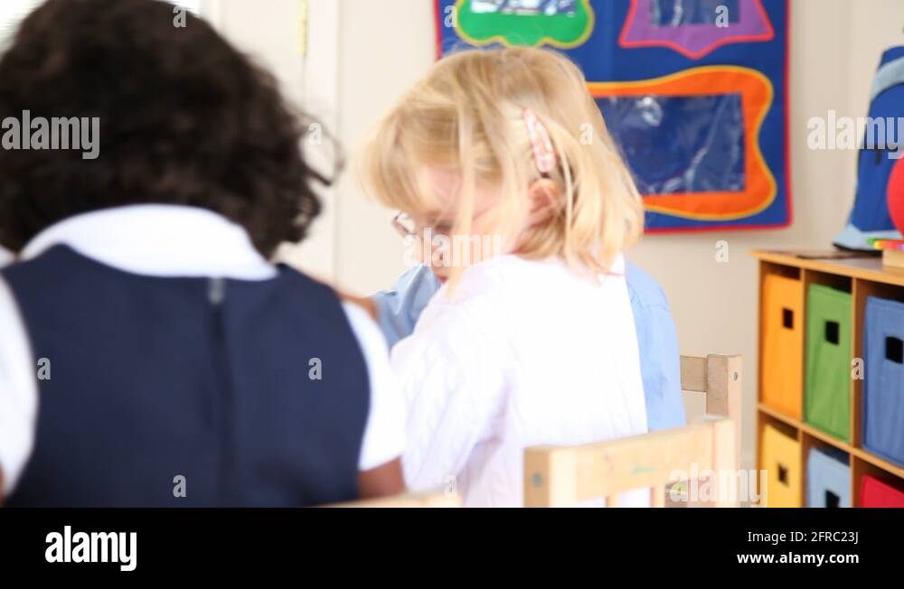Children preschool classroom Stock Videos & Footage - HD and 4K Video ...