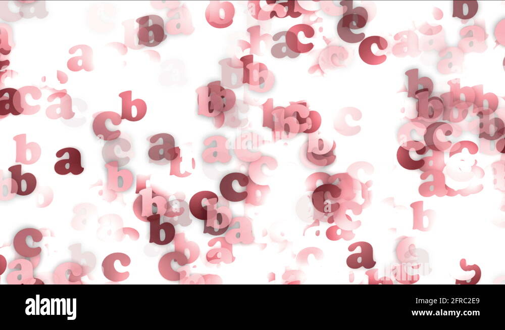 4k Alphabet abc cartoon letter character words,education learn data ...