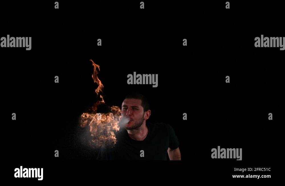 Man breathing fire Stock Videos & Footage - HD and 4K Video Clips - Alamy