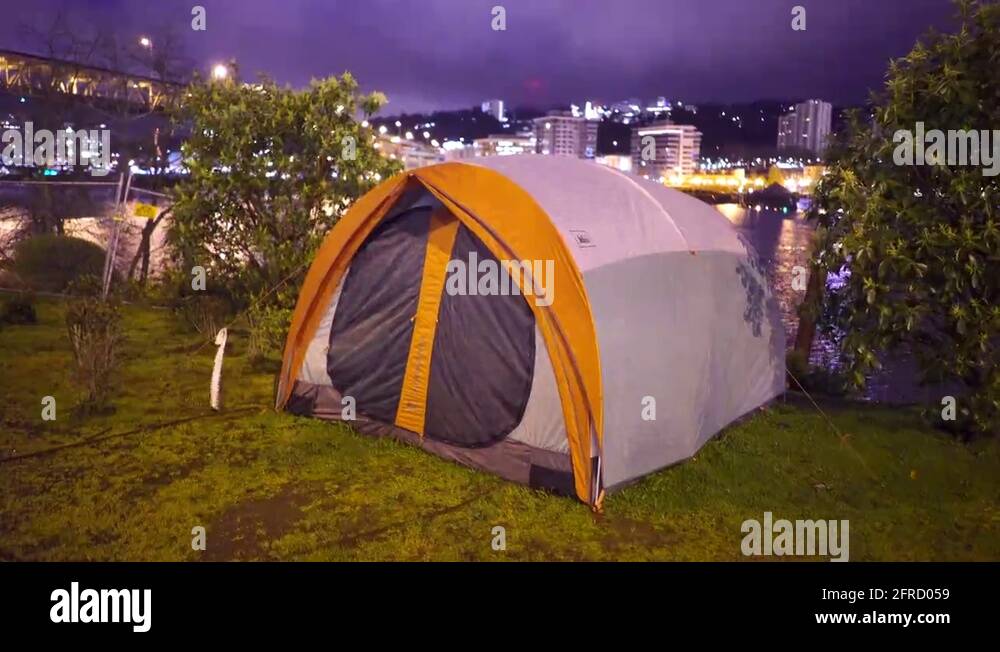 Homeless tent city night Stock Videos & Footage - HD and 4K Video Clips ...