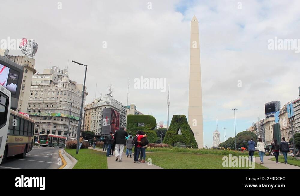 Obelisk, Obelisco, Buenos Aires, Argentina. Landmark, tourism, travel ...