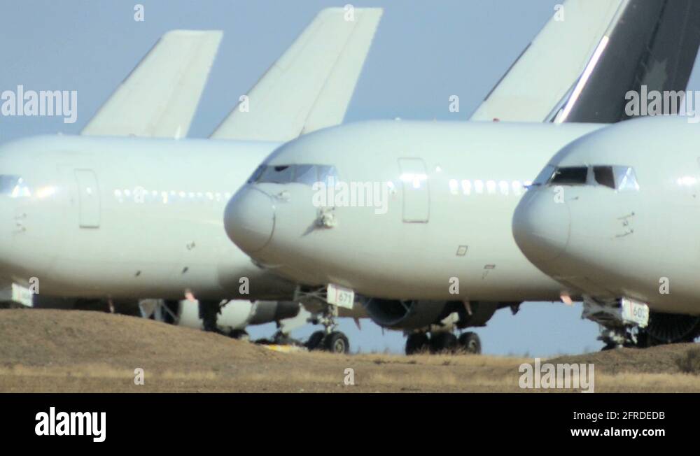 Aircraft Graveyard Stock Video Footage - Alamy