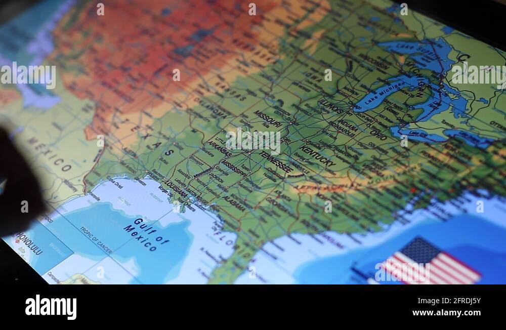 Usa states map Stock Videos & Footage - HD and 4K Video Clips - Alamy