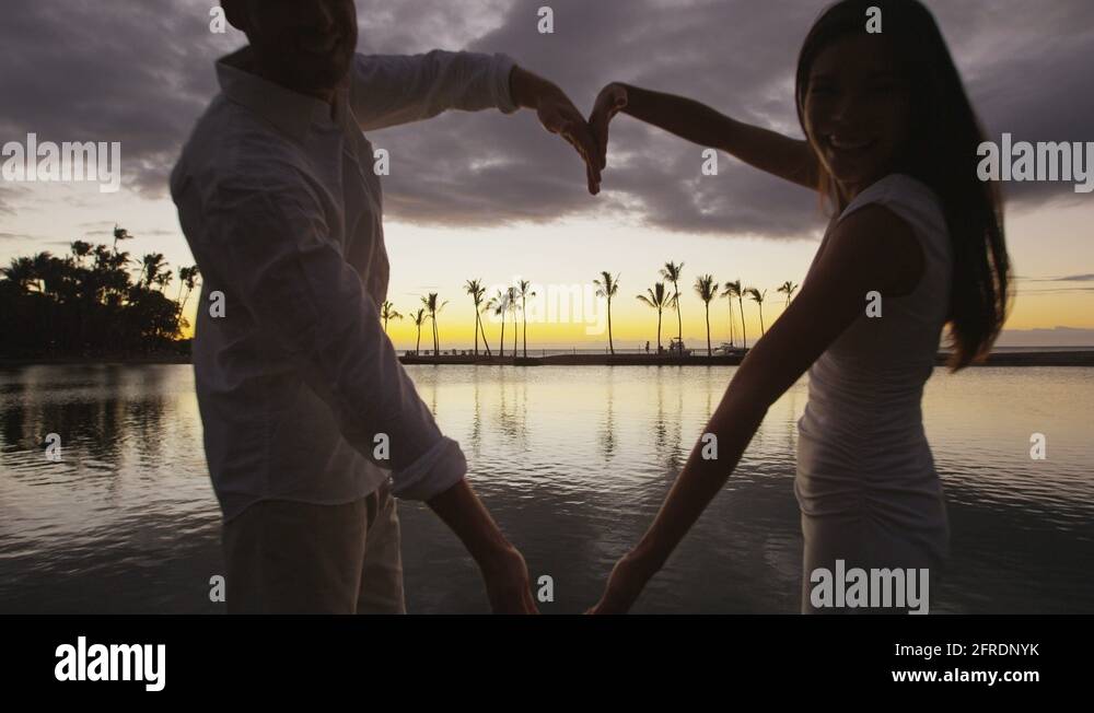 Romantic couple heart shape symbol Stock Videos & Footage - HD and 4K ...