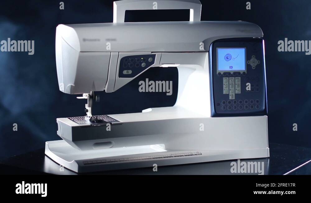 Sewing machine works. Process of working of the electric sewing machine ...