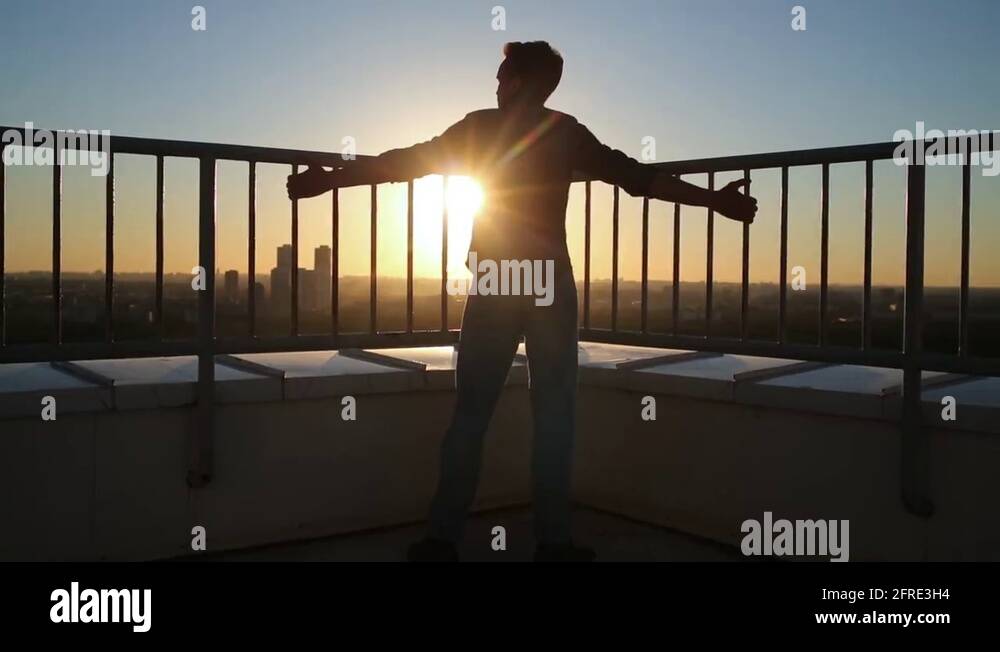 Man standing on roof beam Stock Videos & Footage - HD and 4K Video ...