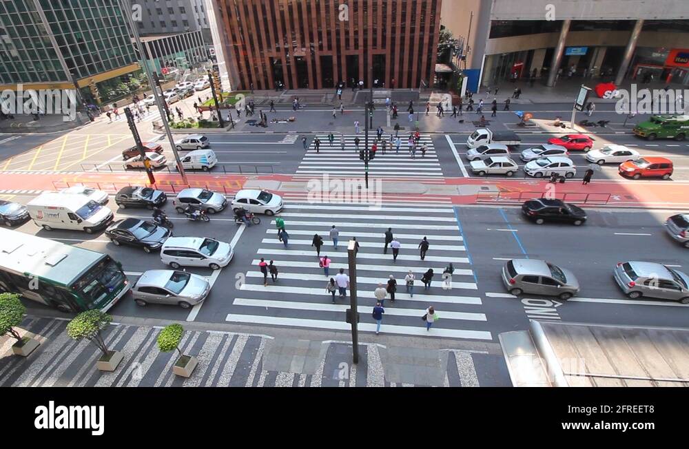 Pedestrian pedestrian crossing Stock Videos & Footage - HD and 4K Video ...