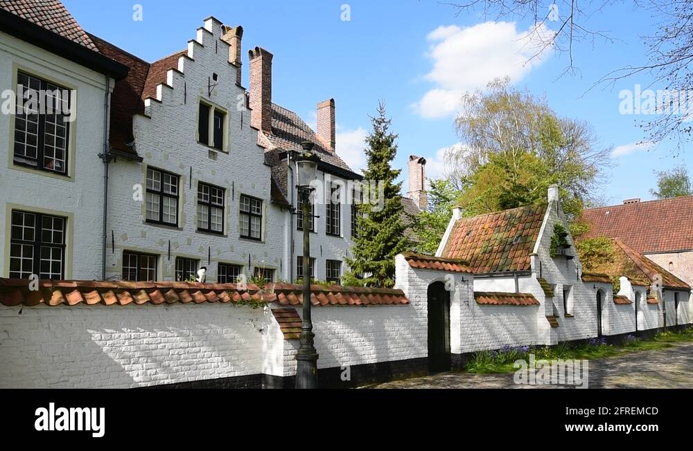 Buildings beguinage convent bruges city Stock Videos & Footage - HD and ...