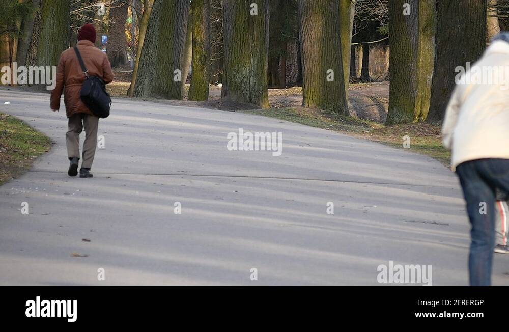 Young woman old man walk park Stock Videos & Footage - HD and 4K Video ...