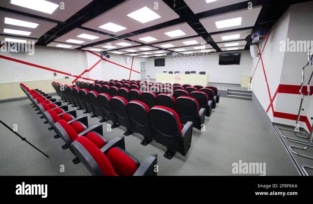 Press conference room empty seats Stock Videos & Footage - HD and 4K ...