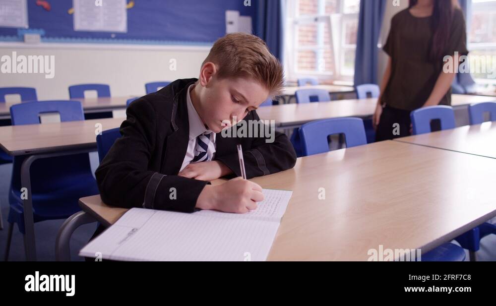 Teacher student one on one classroom Stock Videos & Footage - HD and 4K ...