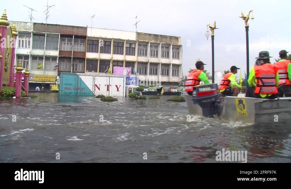 Climate Change Rising Ocean Sea Level City Under Flood Water Global ...