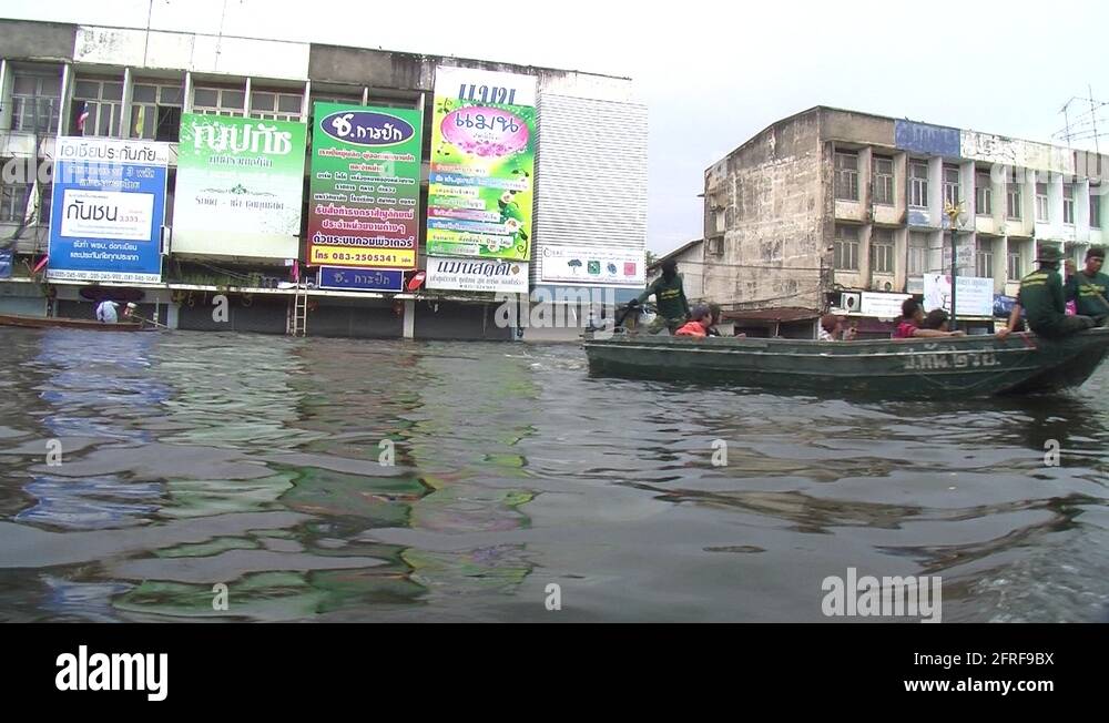 Climate Change Rising Ocean Sea Level City Under Flood Water Global ...