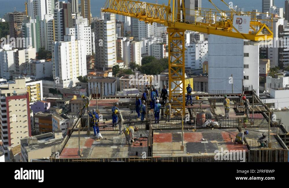 Manual worker working construction site development digging Stock ...