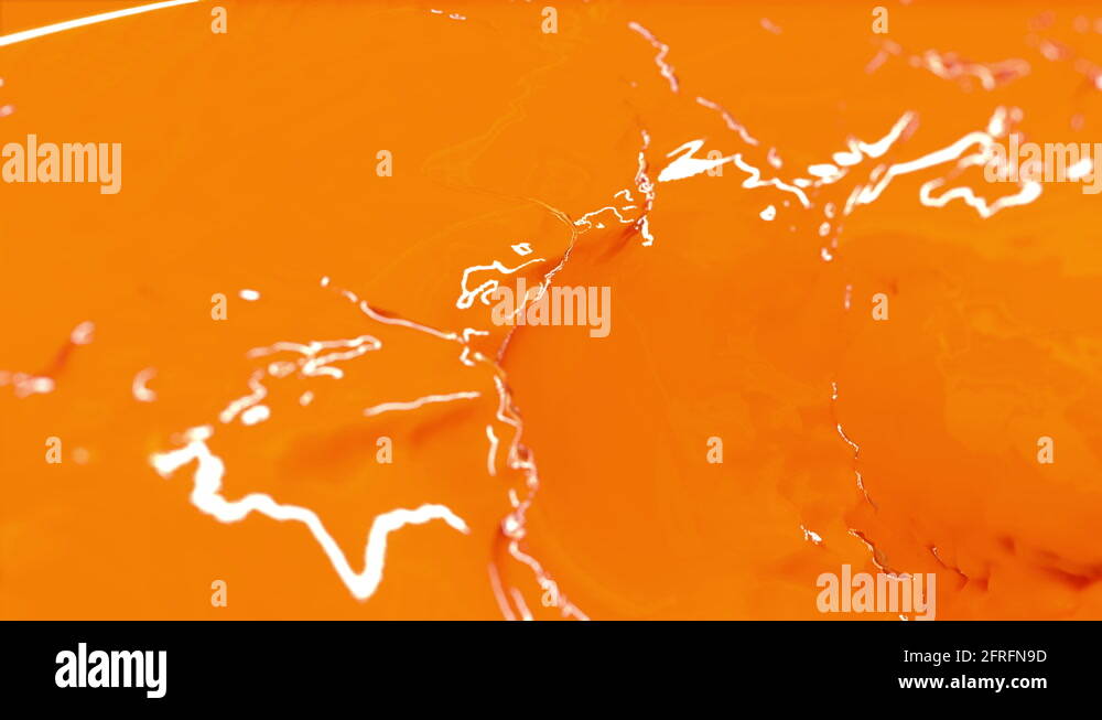 Orange Juice flow. Seamless Loop. Series from 1 to 10 Stock Video ...