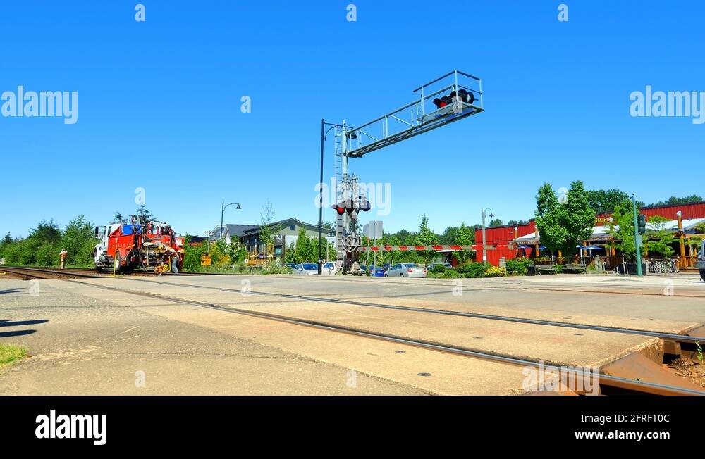 Railroad track signs Stock Videos & Footage - HD and 4K Video Clips - Alamy