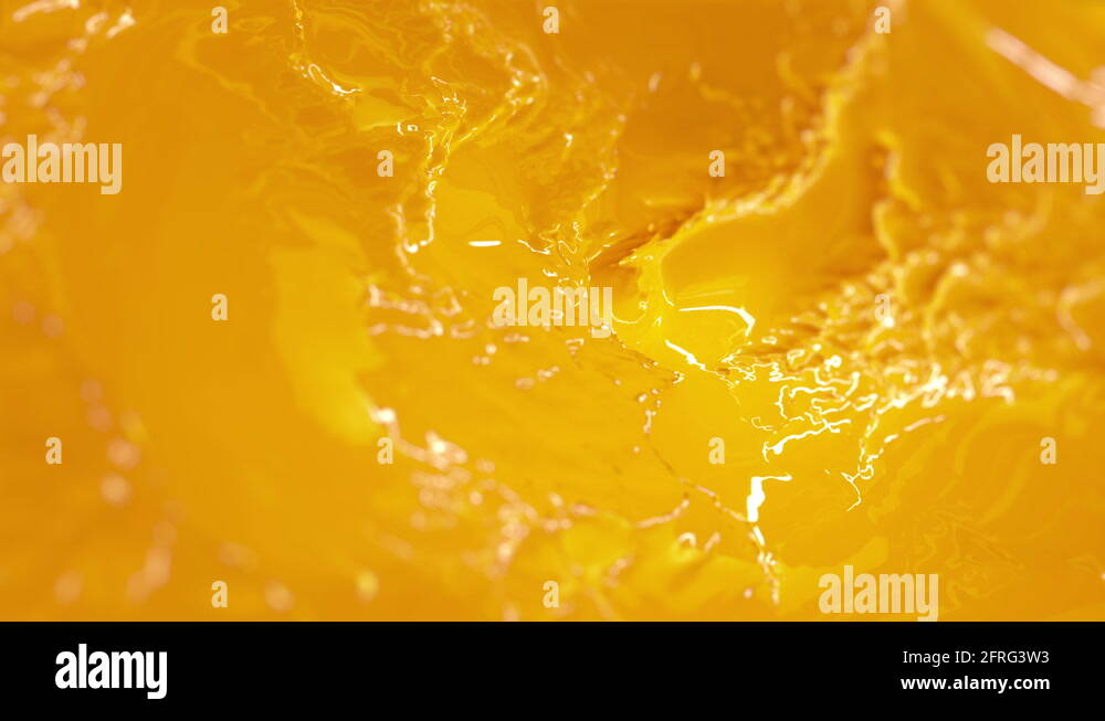 Orange Juice flow. Seamless Loop. Series from 1 to 10 Stock Video ...