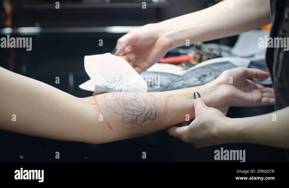 Tattoo stencil Stock Videos & Footage - HD and 4K Video Clips - Alamy