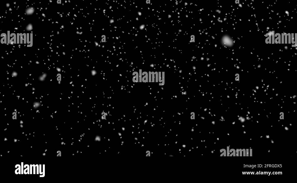 Realistic snowfall loop animation seamless 4K Stock Video Footage - Alamy