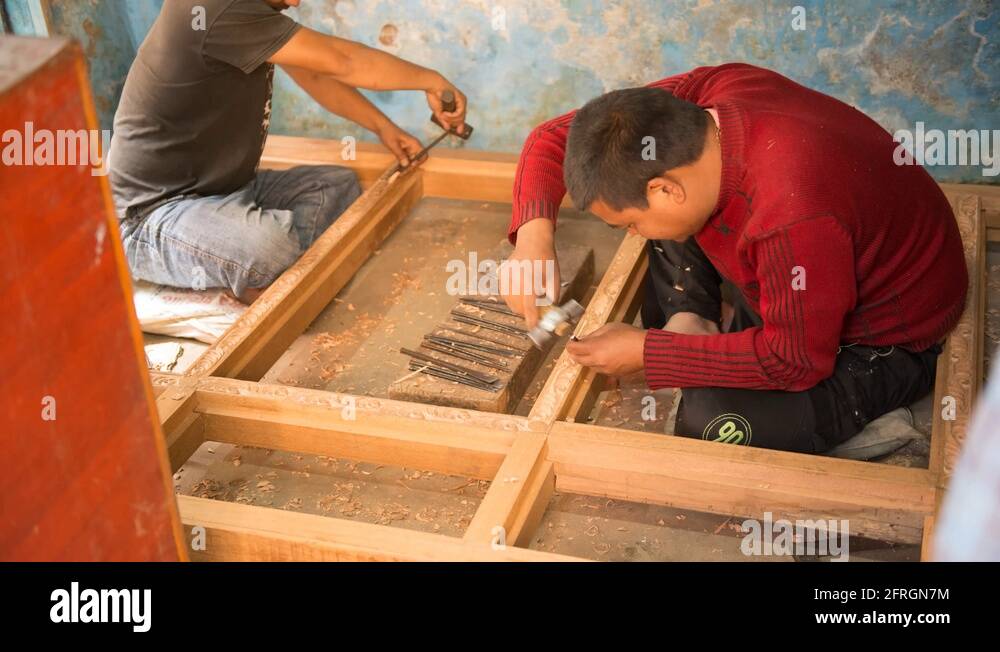 Woodwork nepal Stock Videos & Footage - HD and 4K Video Clips - Alamy