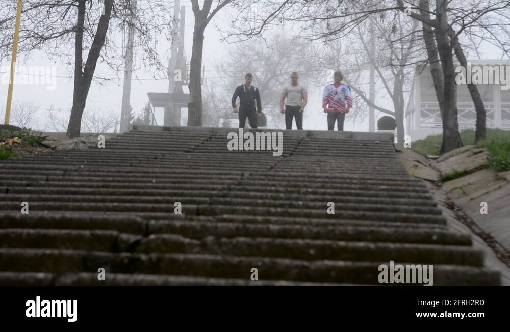 Three people running up stairs Stock Videos & Footage - HD and 4K Video ...
