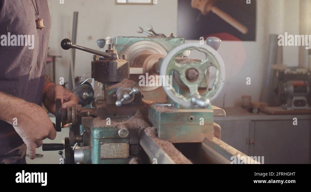 Man using lathe Stock Videos & Footage - HD and 4K Video Clips - Alamy