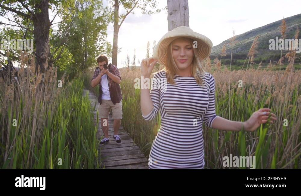 Cameraman filming young couple video Stock Videos & Footage - HD and 4K ...