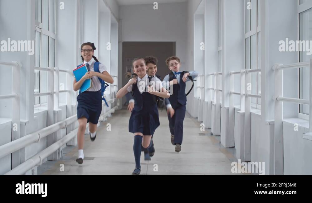 School corridor running Stock Videos & Footage - HD and 4K Video Clips ...