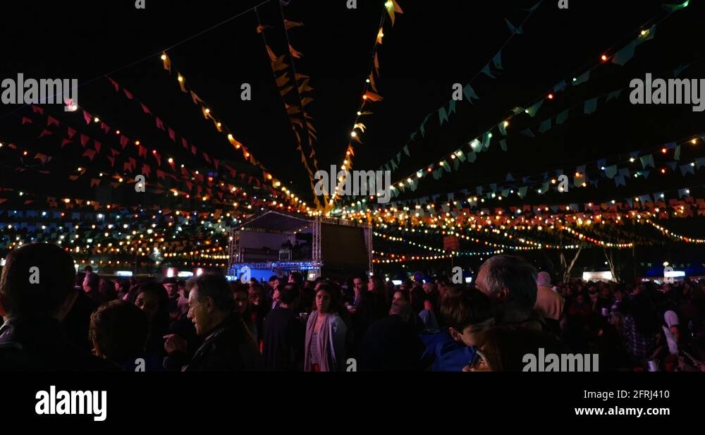 Tradicional Junina Party (Festa Junina) in Sao Paulo, Brazil Stock ...