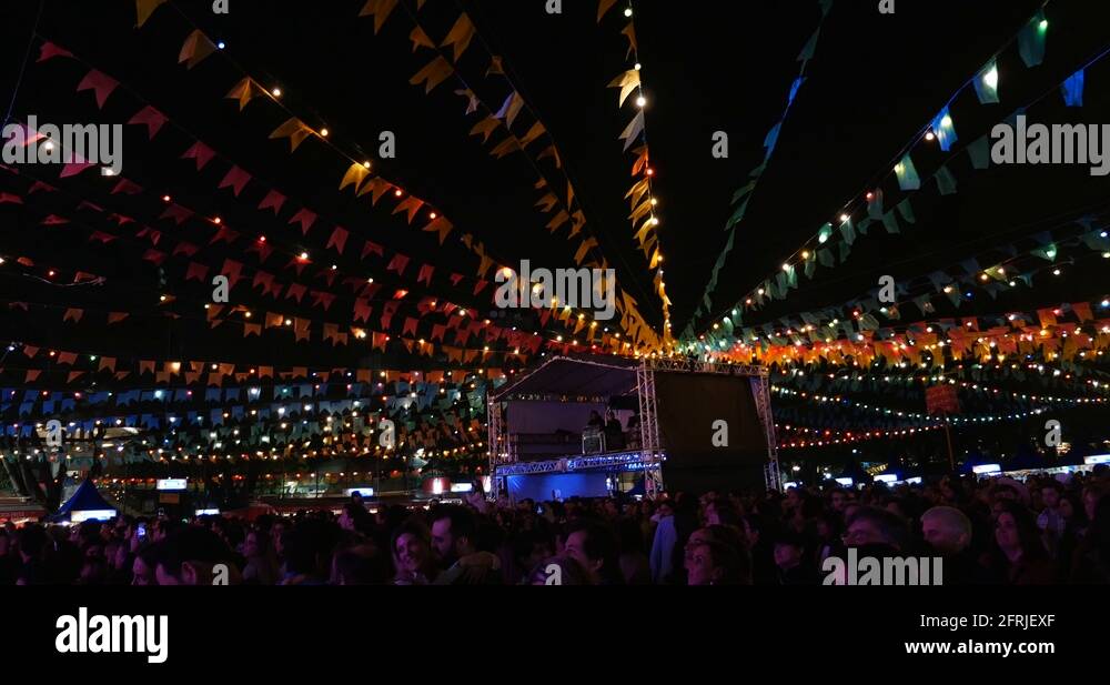 Tradicional Junina Party (Festa Junina) in Sao Paulo, Brazil Stock ...