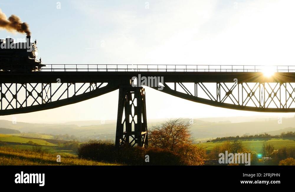 Locomotive crossing bridge Stock Videos & Footage - HD and 4K Video ...