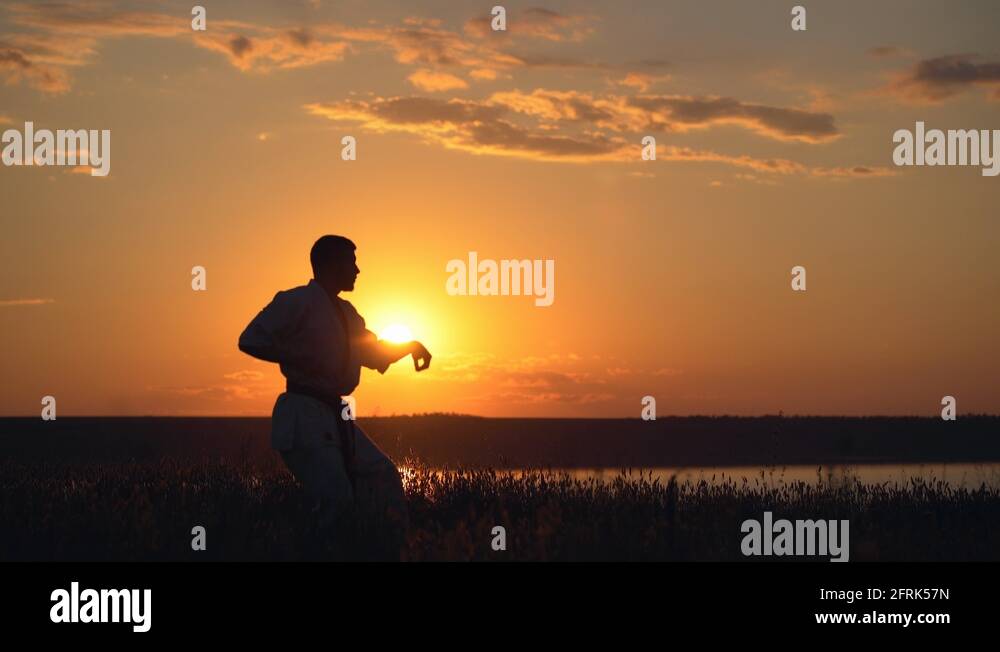 Karate training sunset Stock Videos & Footage - HD and 4K Video Clips ...