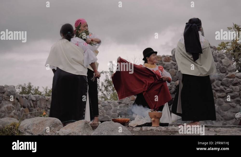 Indigenous rituals of purification Stock Video Footage - Alamy