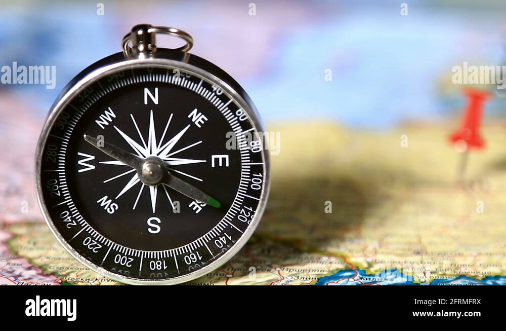 Map table compass Stock Videos & Footage - HD and 4K Video Clips - Alamy