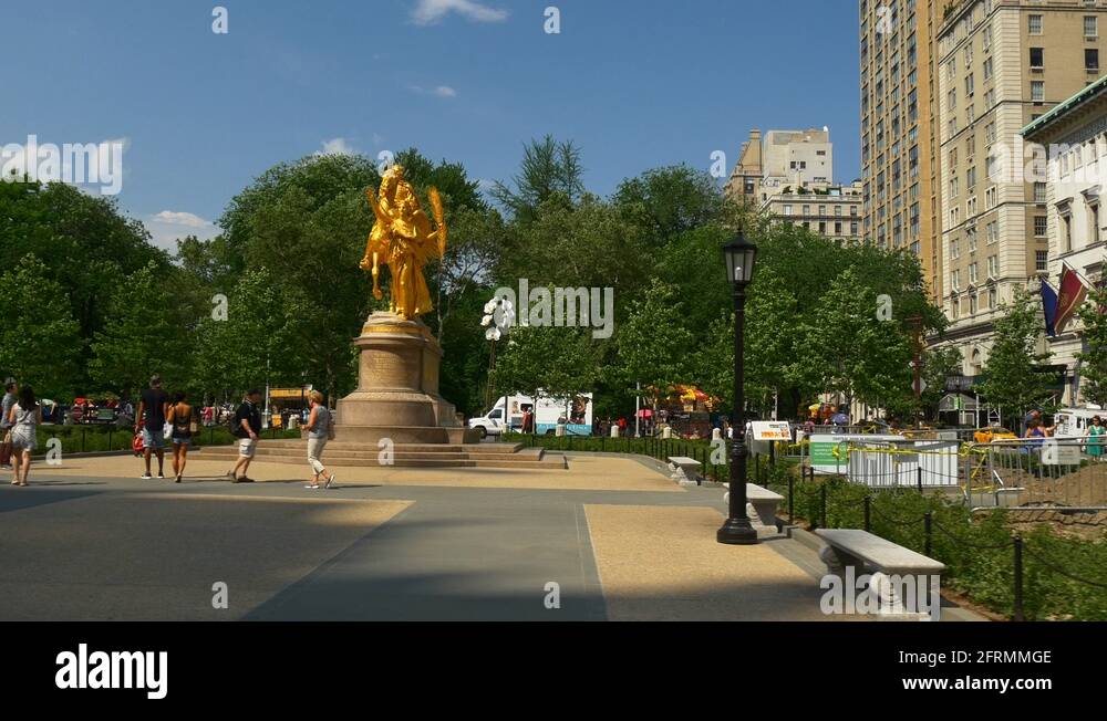 Central park entrance ave Stock Videos & Footage - HD and 4K Video ...